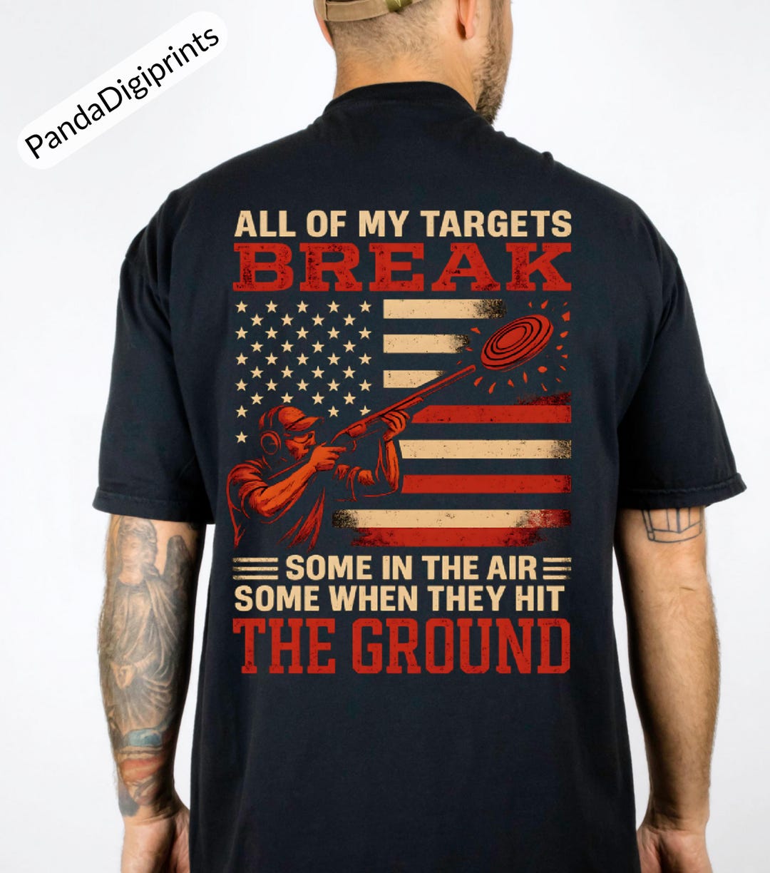 All of My Targets Break Shirt Png, Vintage Clay Bustin Trap Shooting ...