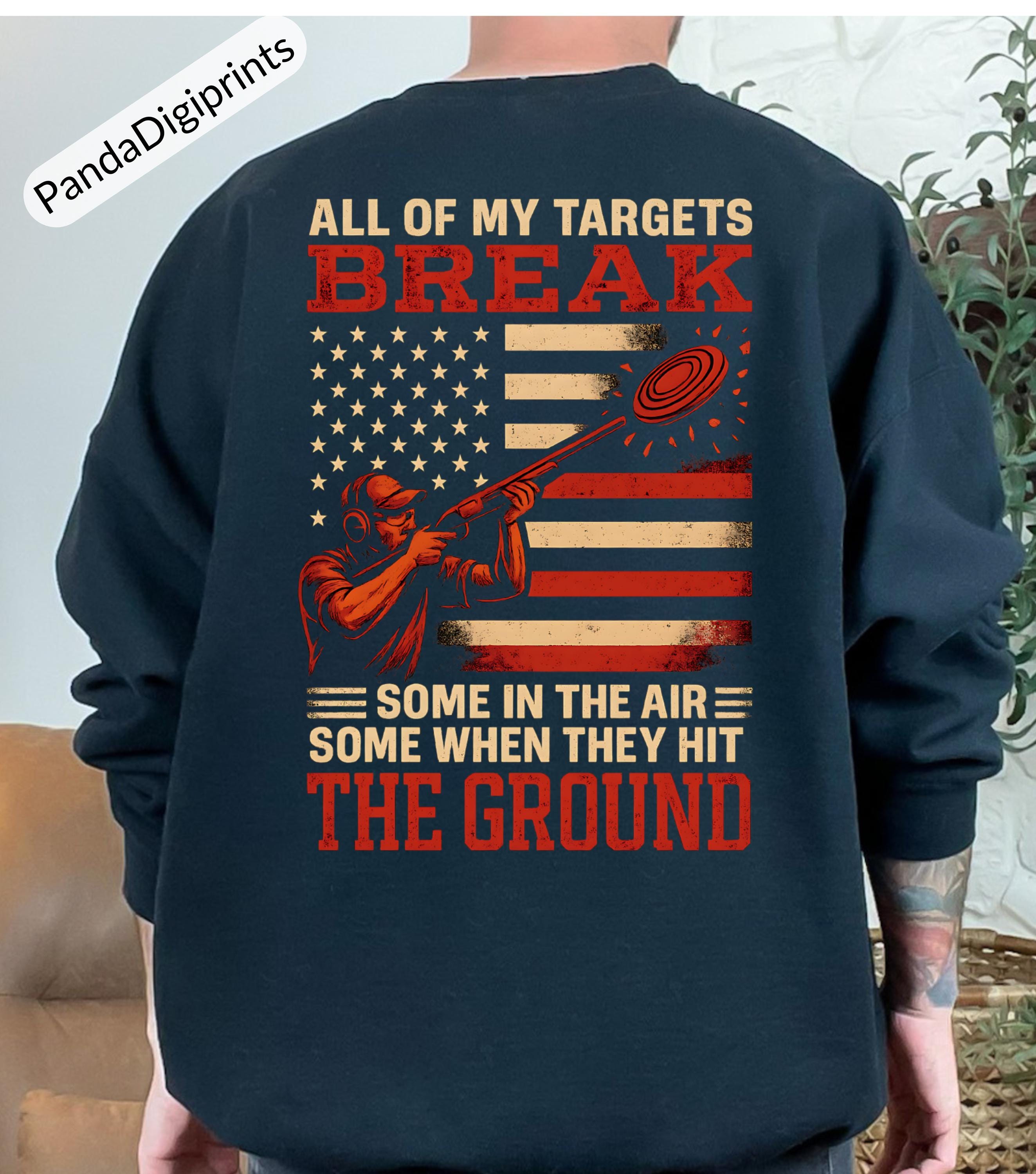 All of My Targets Break Shirt Png, Vintage Clay Bustin Trap Shooting ...