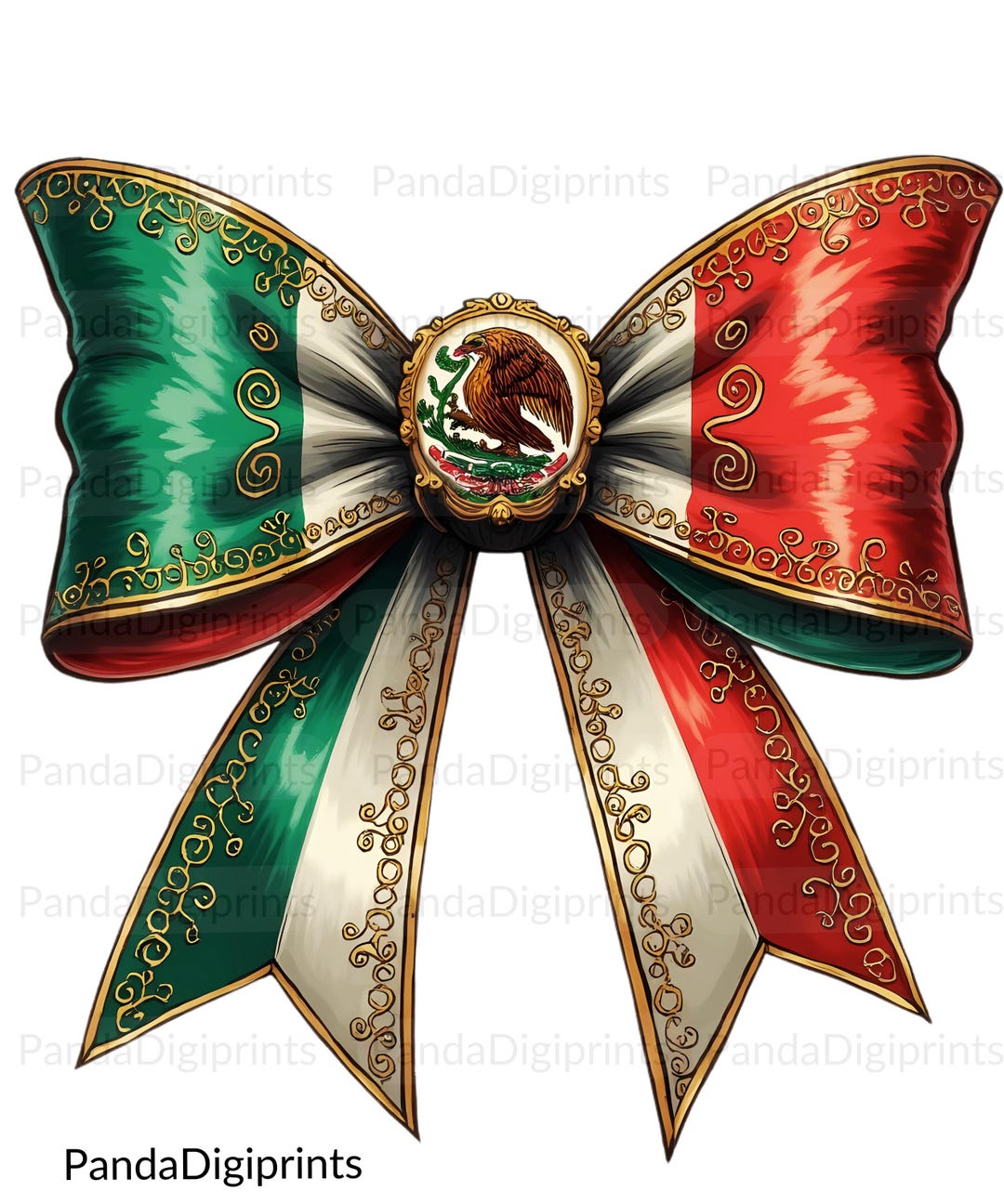Mexican Bow Png, Coquette Ribbon Mexican Flag Sublimation, Chicana ...