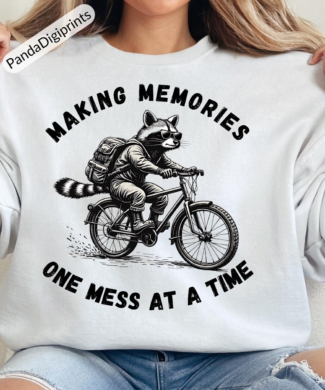 Making Memories One Mess at a Time Svg, Funny Raccoon Png, Funny ...