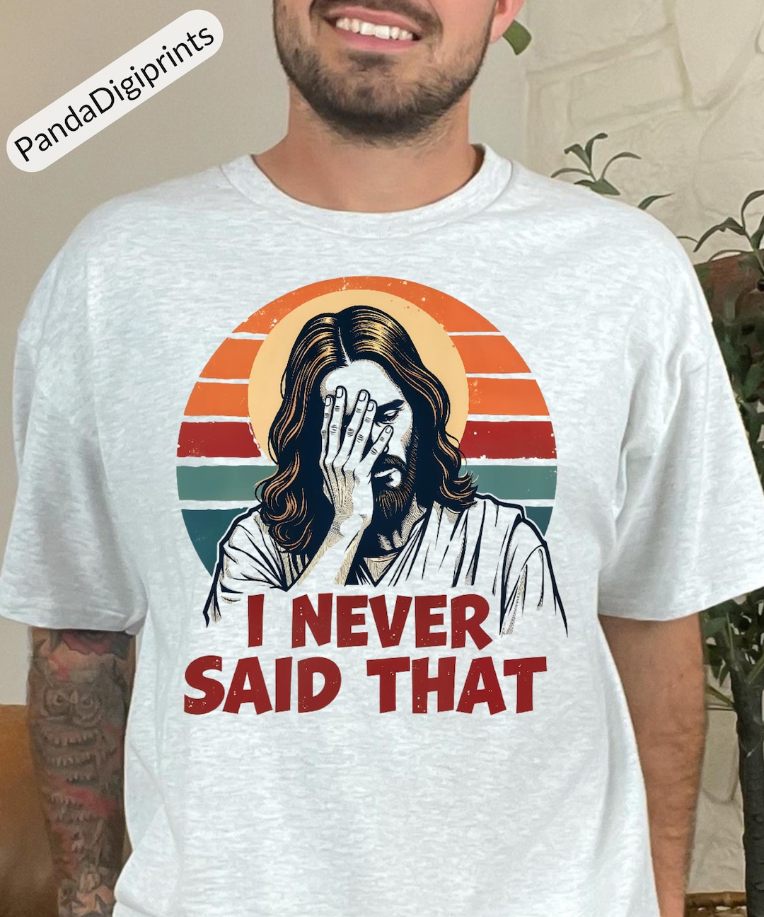 I Never Said That Funny Disappointed Jesus Retro Vintage Svg, Christian ...