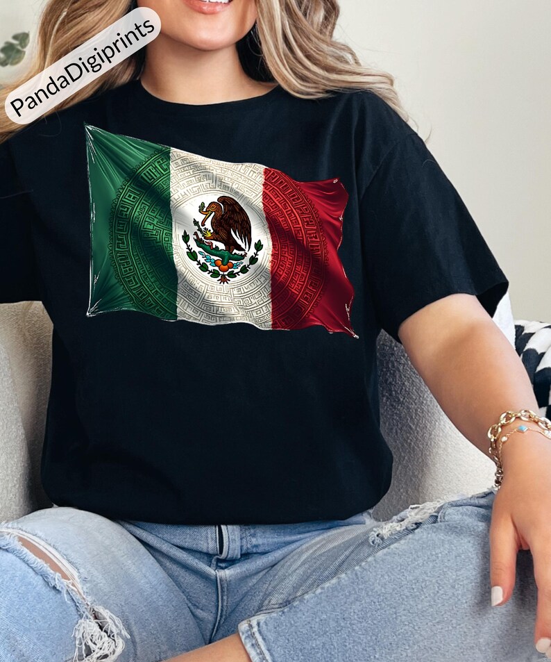 Aztec Mexican Flag SVG PNG: Vintage Sublimation Art (digital File) - Etsy