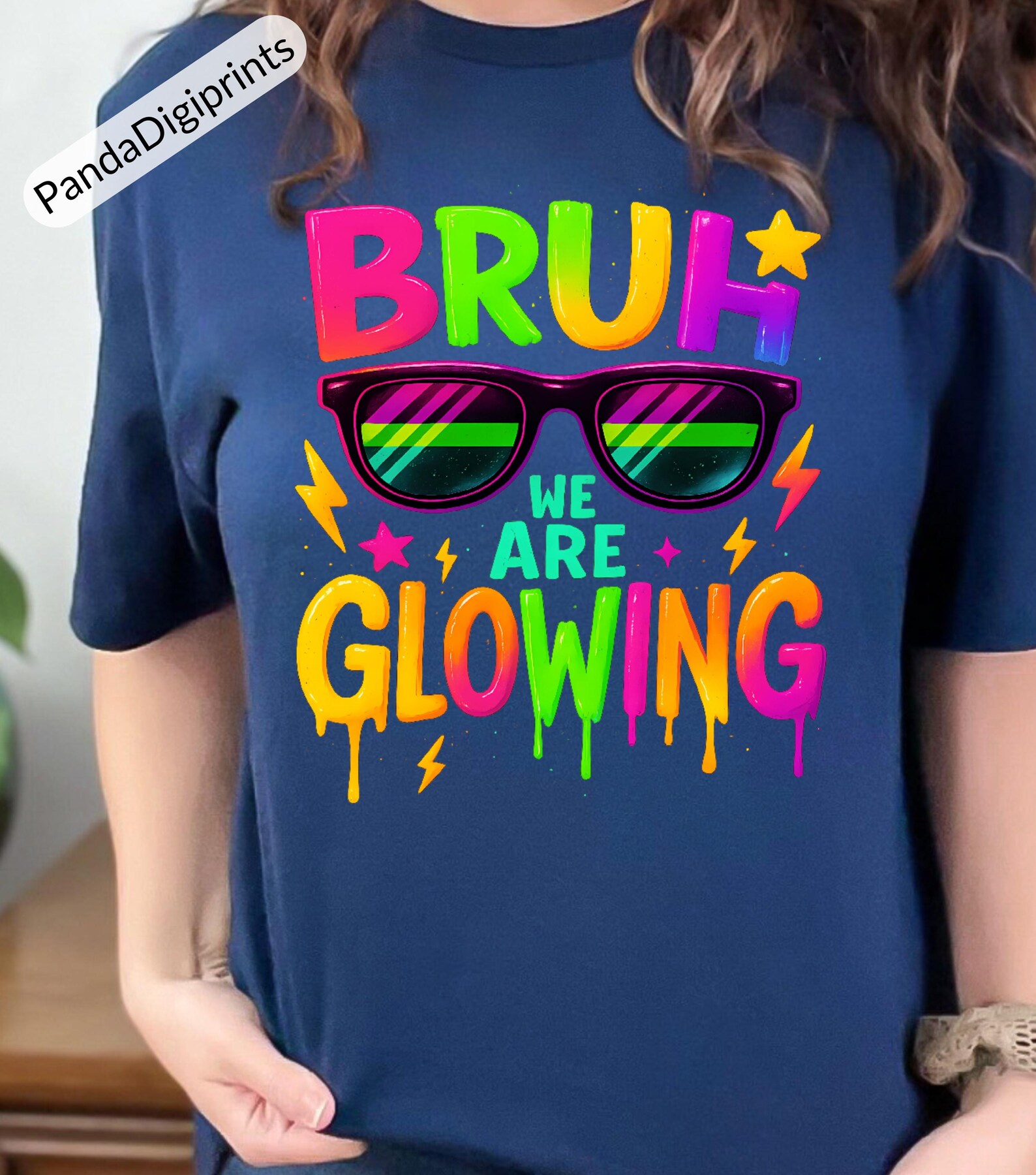 Bruh We Are Glowing Png , Neon 80s Glow Party Svg, Funny Glow Day ...