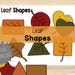 Leaf Shapes | Fall Activity | Autumn | Learning Shapes | Matching ...