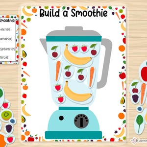 Build a Smoothie | Pretend Play | Patterns | Following Directions ...