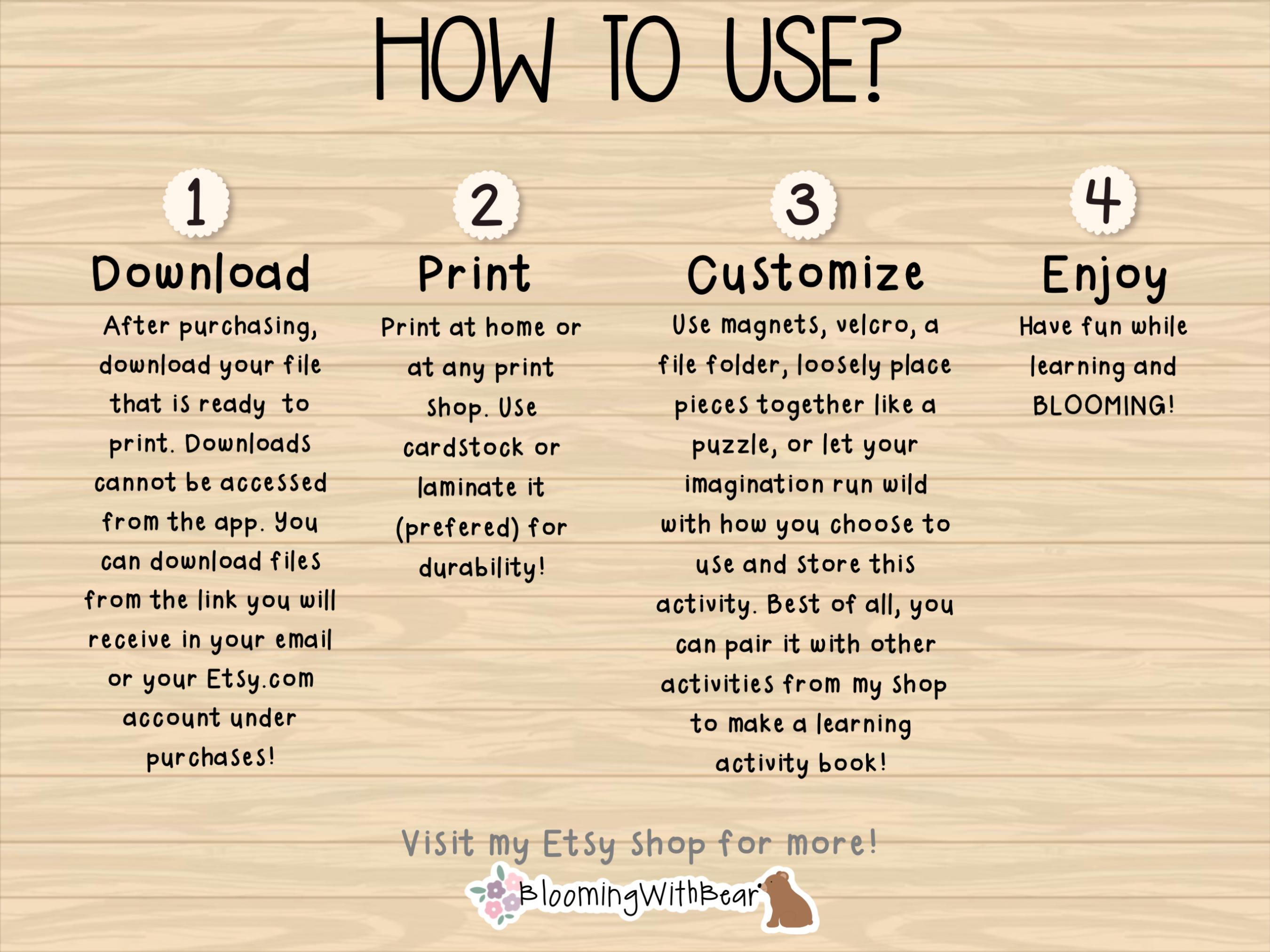 Bumble Bees Counting Activity: Preschool Number Matching (digital ...