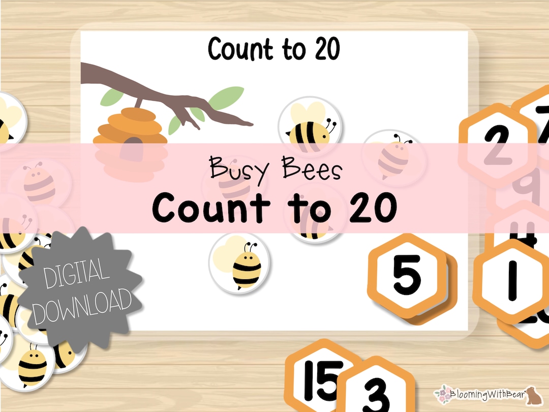 Busy Bees Count to 20 | Counting to 20 | Counting Practice | Number ...