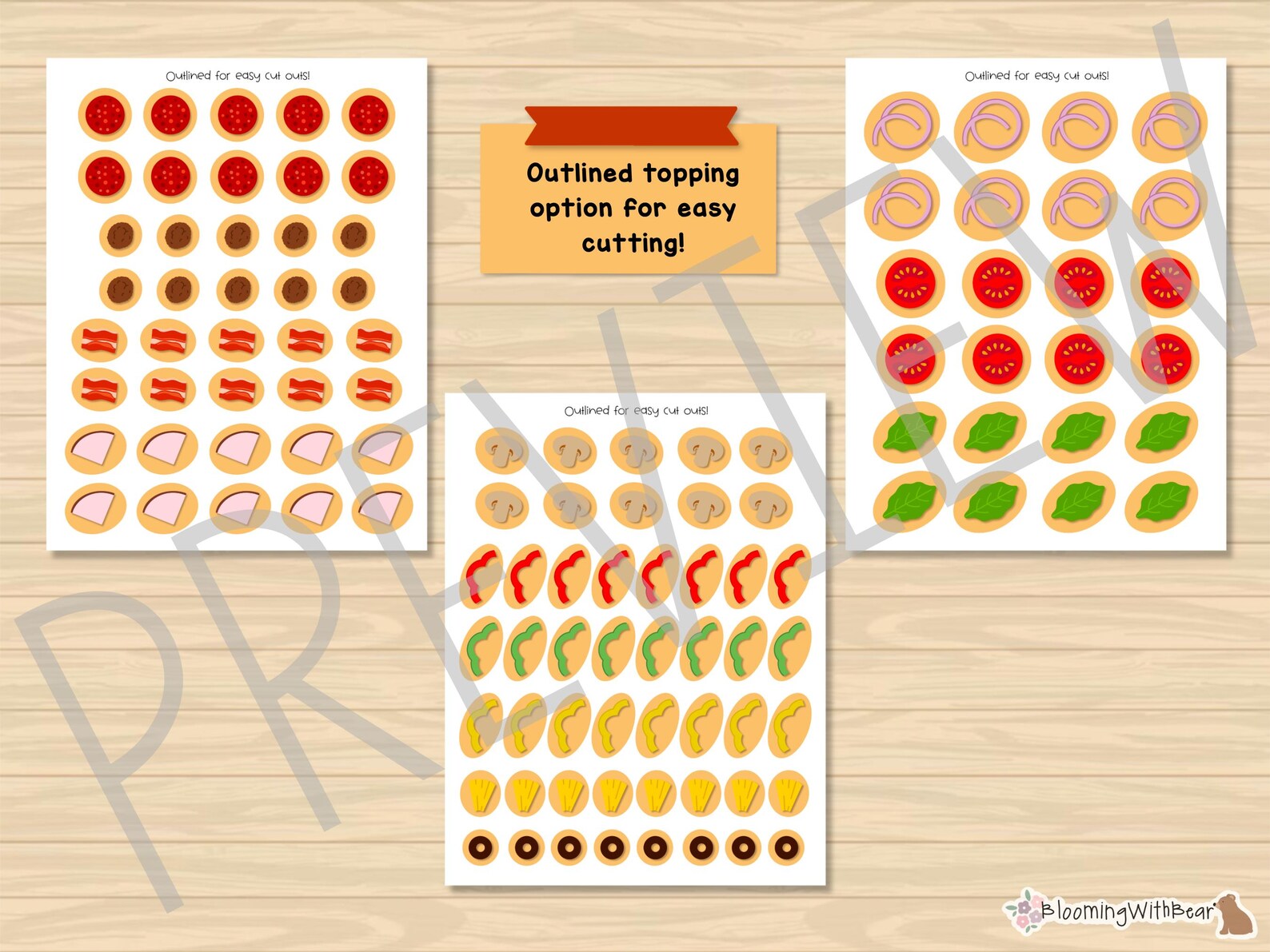 Build a Pizza | Pretend Play | Patterns | Following Directions ...