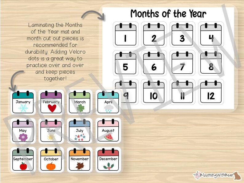 I Know the Months of the Year | Learning Months | Learning Tool ...