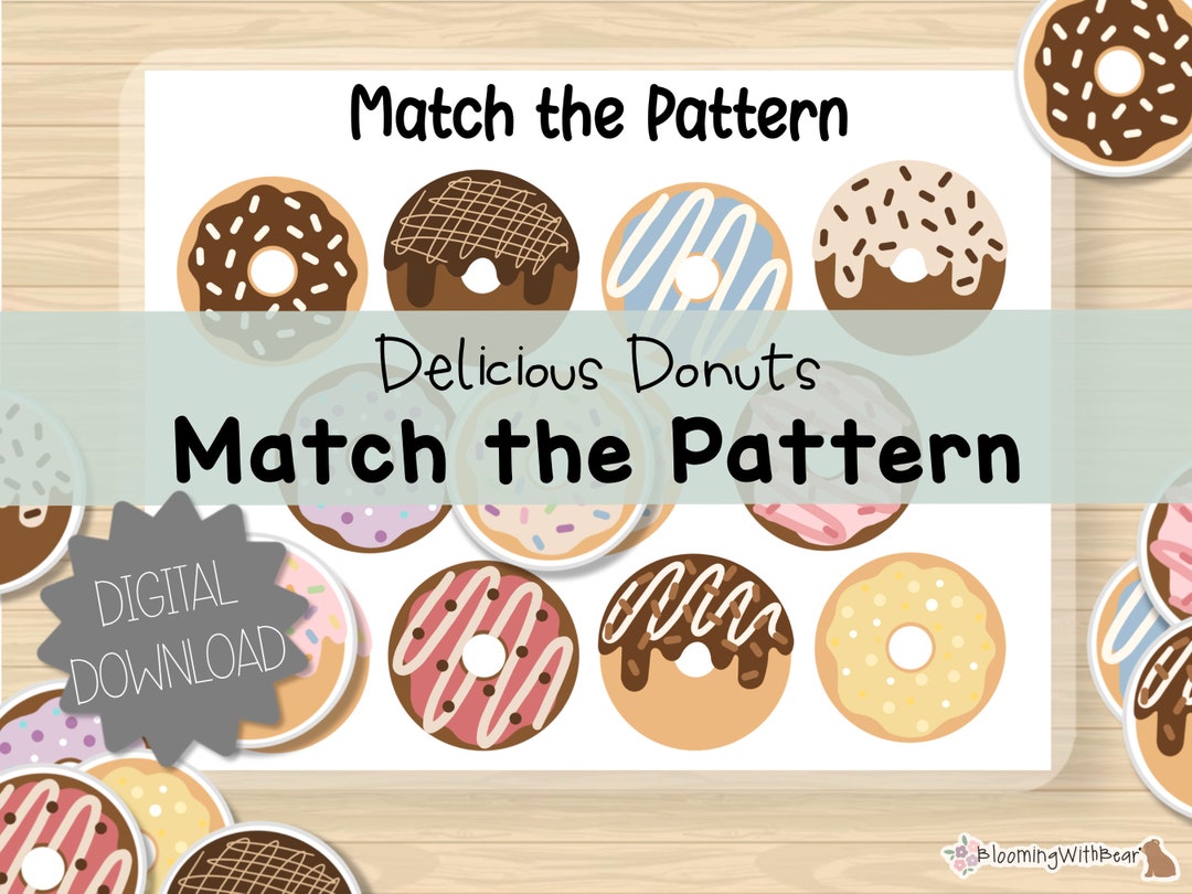 Match the Pattern | Pattern Identification | Matching Game | Color ...