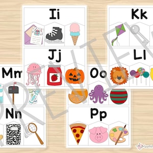 Alphabet Picture Puzzle | Letter Match | Phonics | Preschool Printable ...