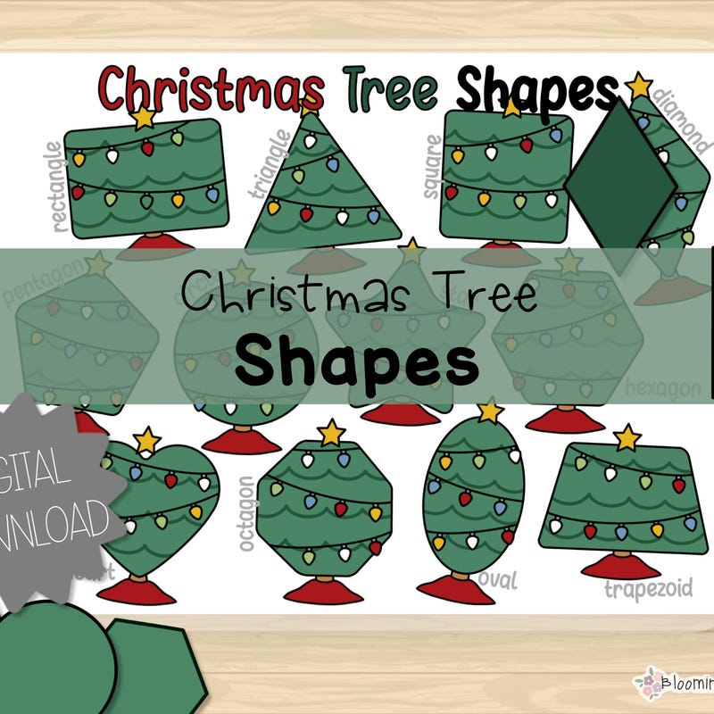 Christmas Shapes - Etsy