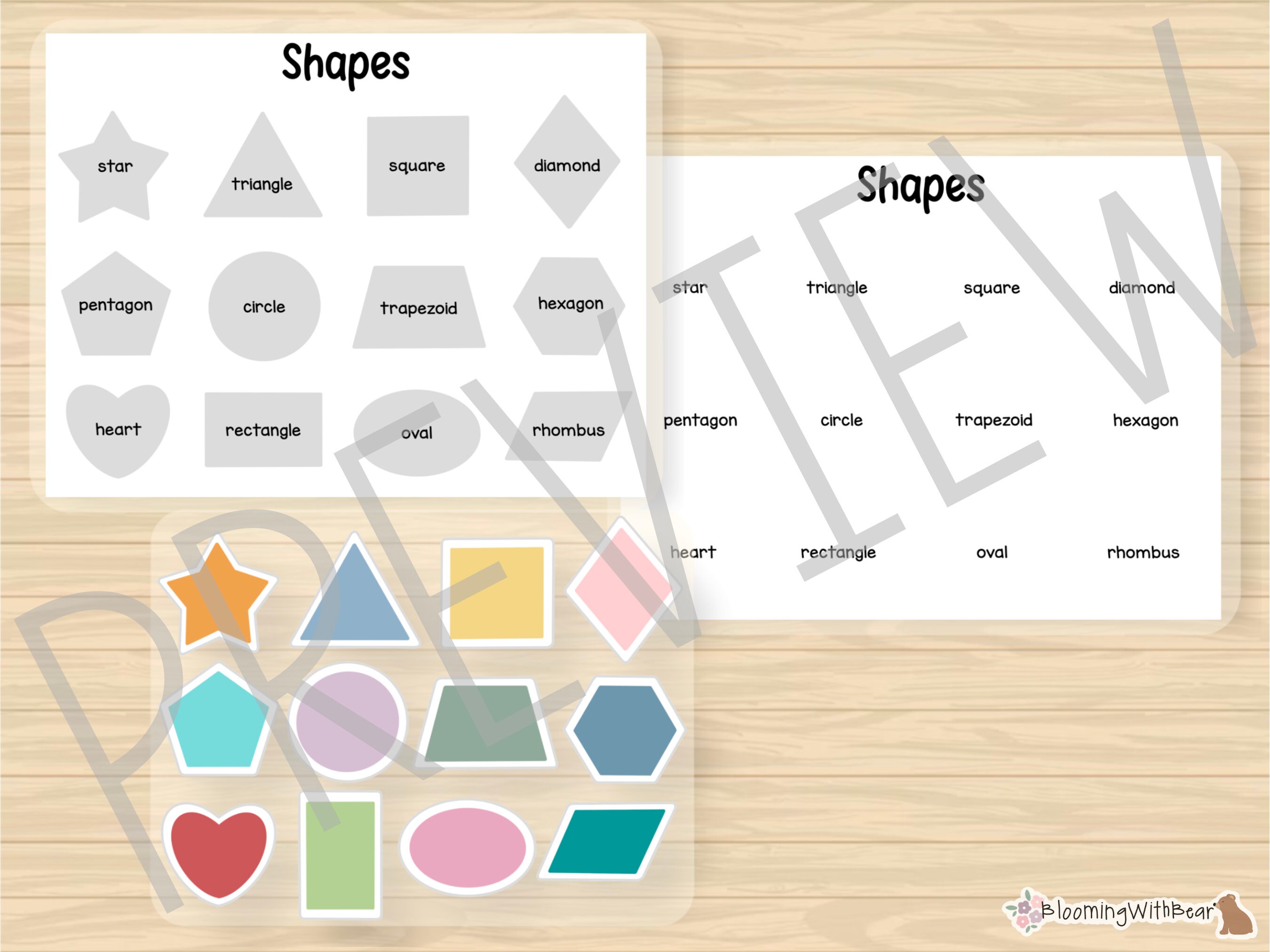 Shape Matching 2D Shapes Basic Shapes Learning Shapes Matching Shapes ...