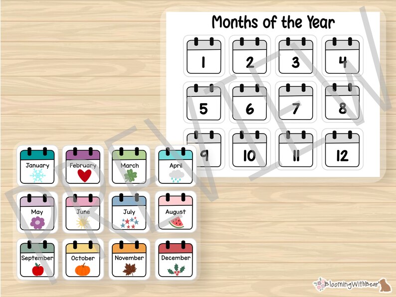 I Know the Months of the Year | Learning Months | Learning Tool ...