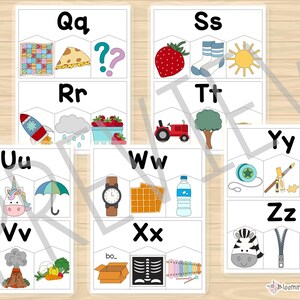 Alphabet Picture Puzzle | Letter Match | Phonics | Preschool Printable ...