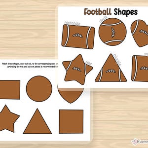 Football Shapes | 2D Shapes | Learning Shapes | Sports | Matching ...