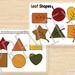 Leaf Shapes | Fall Activity | Autumn | Learning Shapes | Matching ...