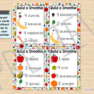 Build a Smoothie | Pretend Play | Patterns | Following Directions ...