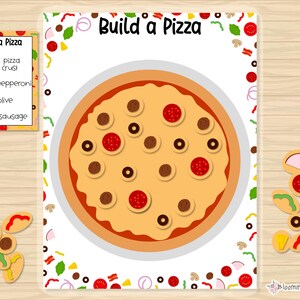 Build a Pizza | Pretend Play | Patterns | Following Directions ...