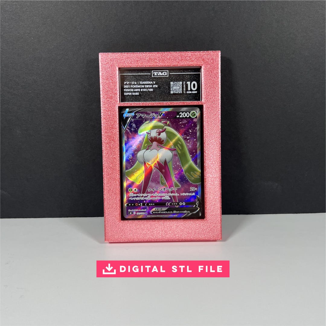 TAG Slab Wall Mount STL | Graded Card Holder Frame 3D Print File - Etsy
