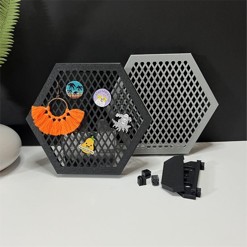 Enamel Pin Hexagon - Etsy