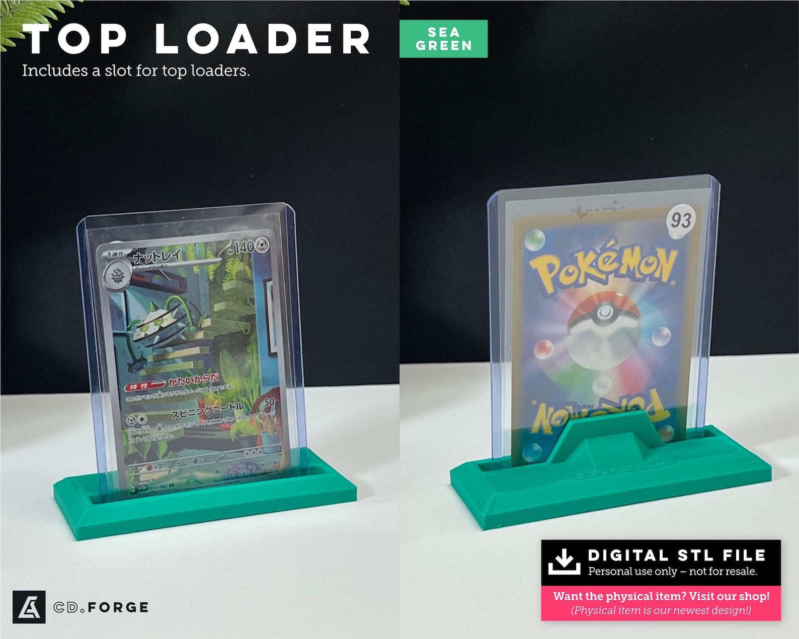 Trading Card Stand STL | Psa Cgc Bgs Slab Holder | Graded Card Display ...