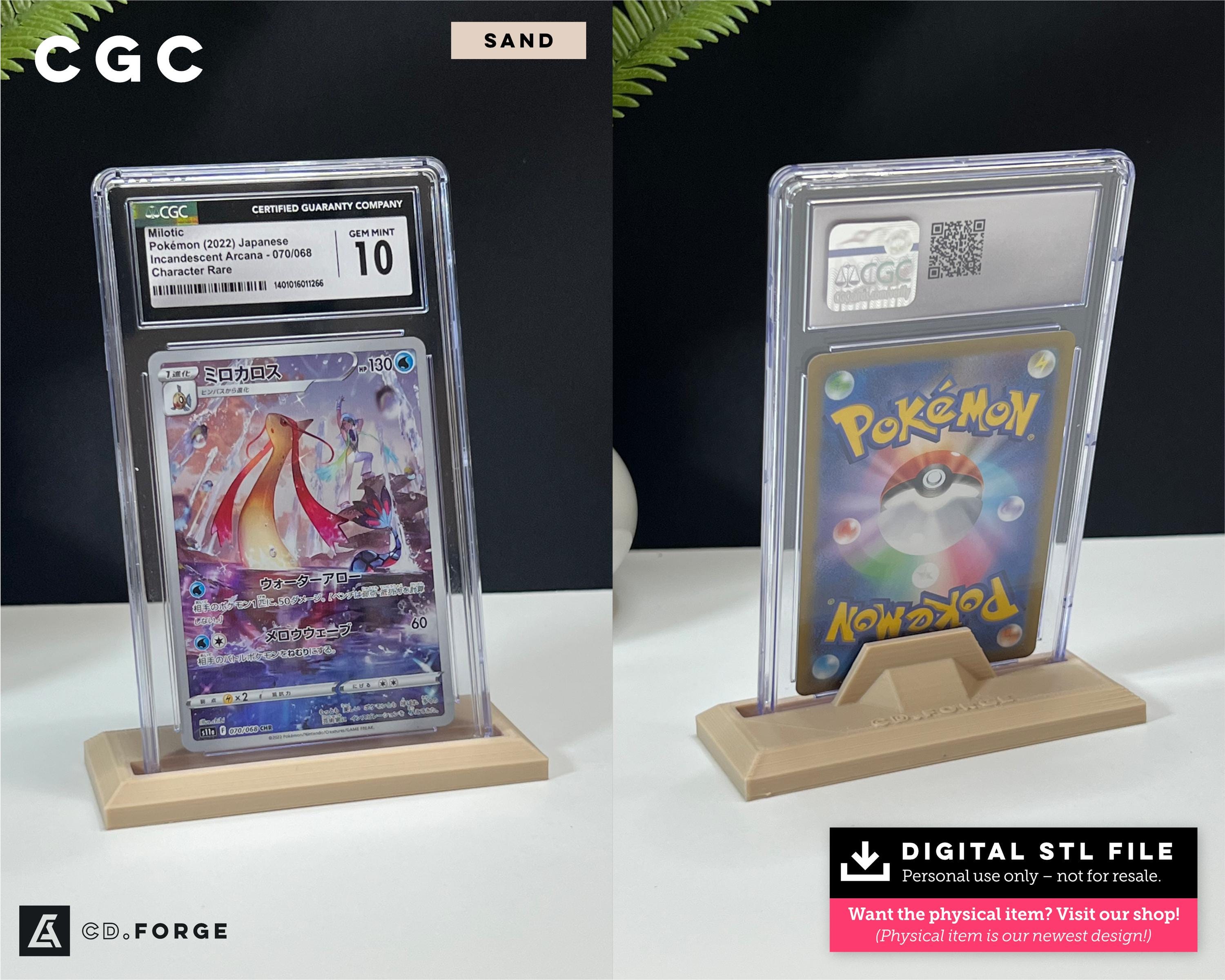 Trading Card Stand STL | Psa Cgc Bgs Slab Holder | Graded Card Display ...