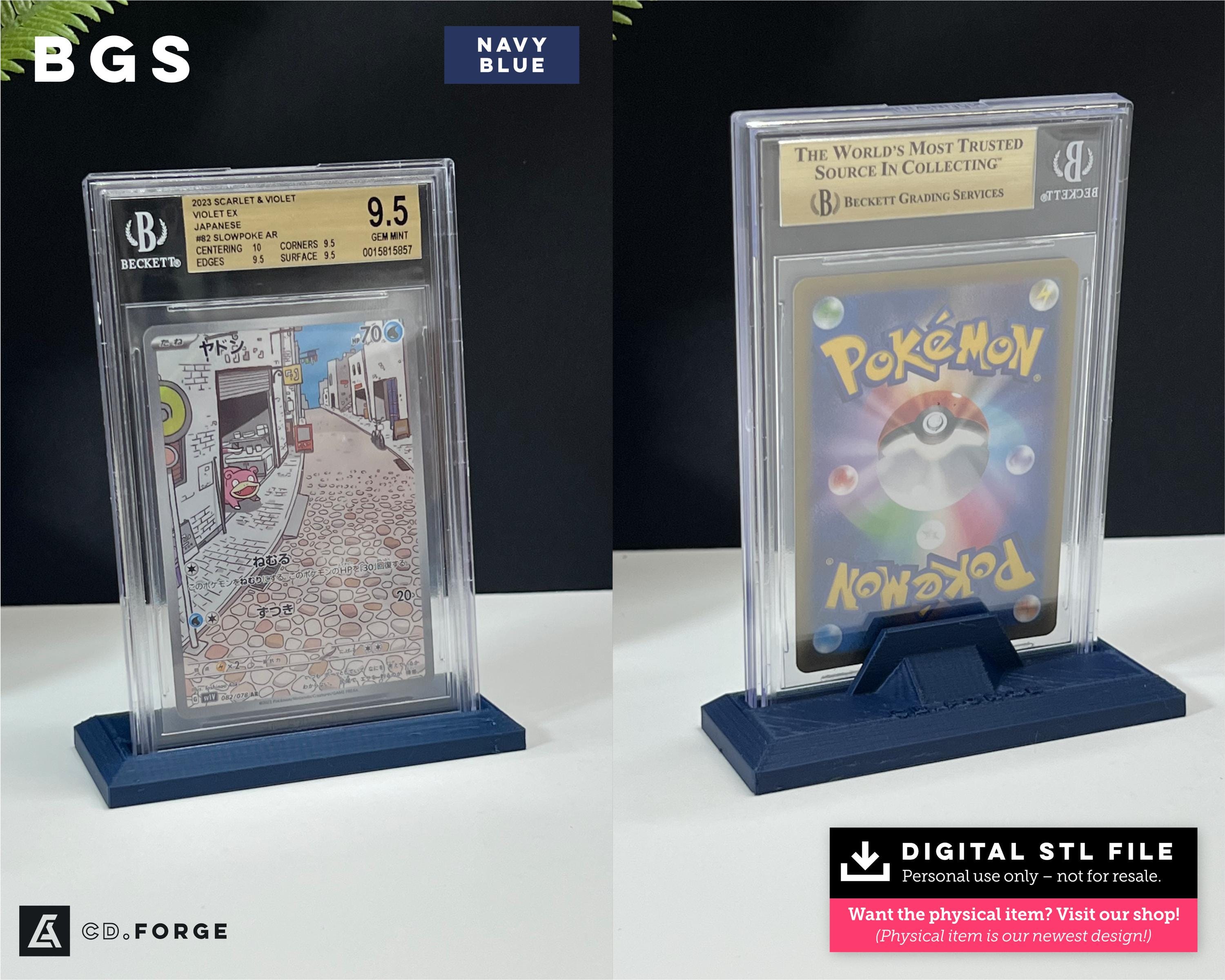Trading Card Stand STL | Psa Cgc Bgs Slab Holder | Graded Card Display ...