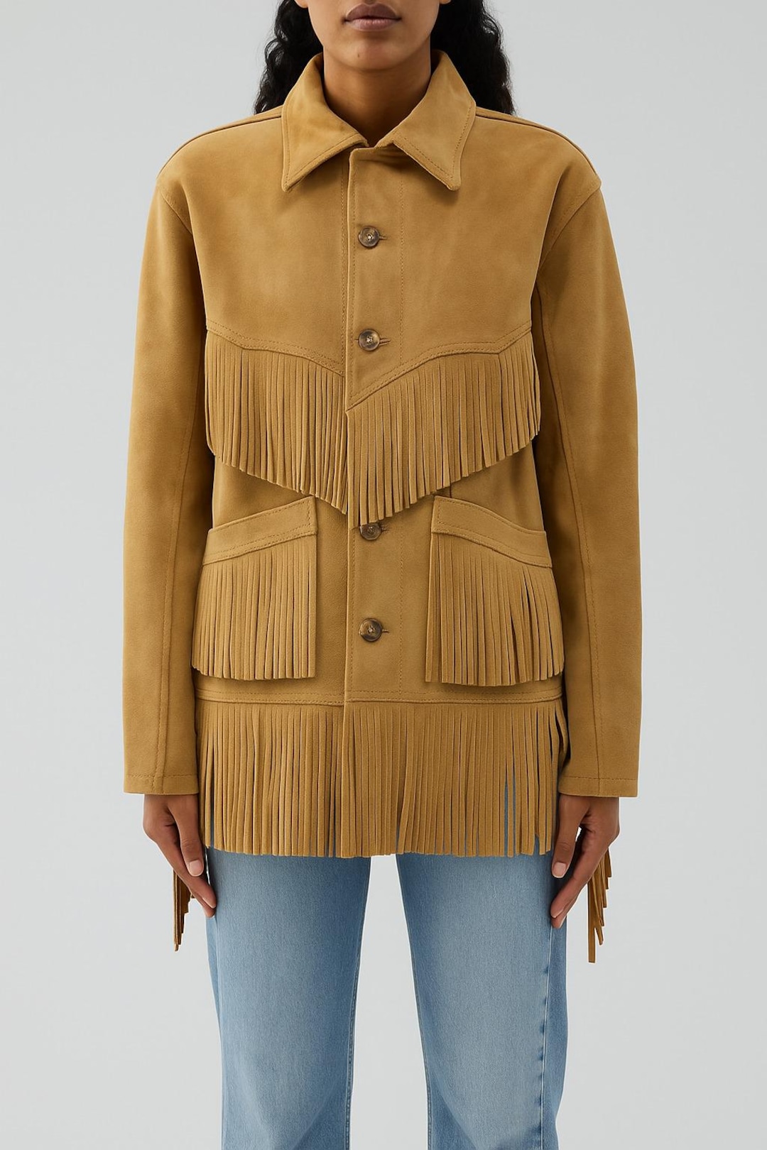 Saddle Tan Suede Fringe Jacket – Western Cowgirl Style - Etsy