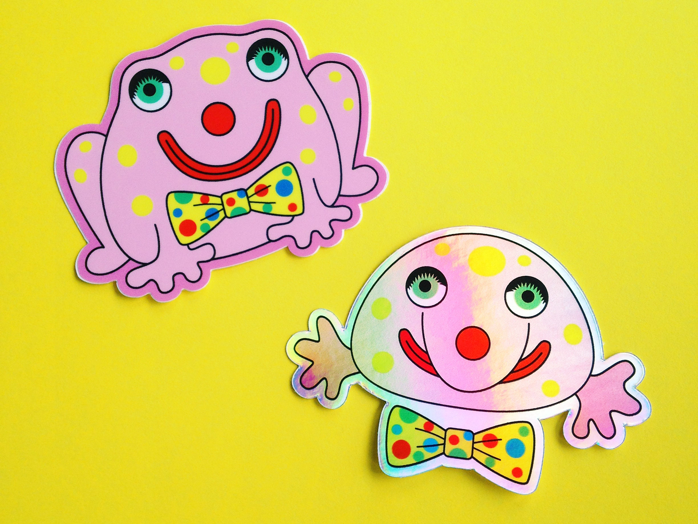 Mr Blobby Fish sticker holographic sticker blobfish - Etsy 日本