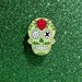 Green Day of the Dead Enamel Pins Day of the Dead Sugar - Etsy