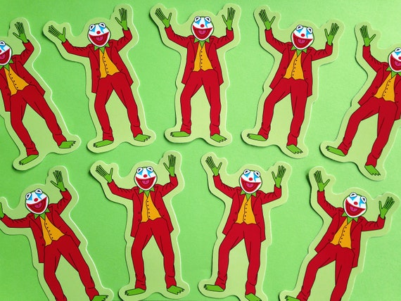 Kroaker Kermit the Joker Sticker Kermit the Frog Sticker | Etsy
