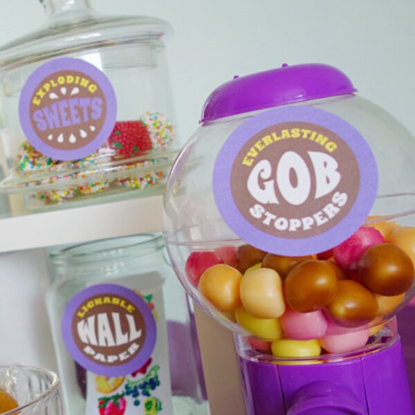 Candy Buffet Labels - Etsy