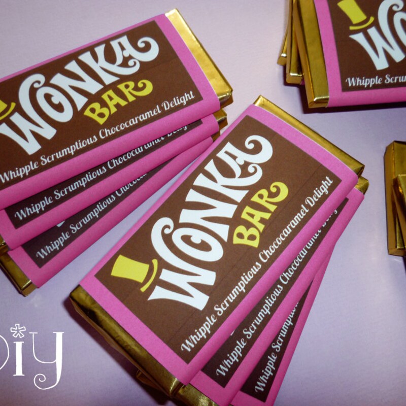 Wonkas Bar Wrapper - Etsy