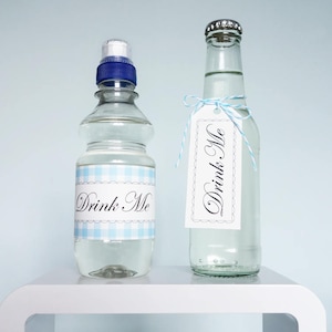 Drink Me Tags Drink Me Printable Bottle Labels Alice in Wonderland ...