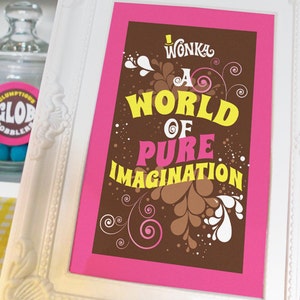 Willy Wonka Quotes 40 Images for 8x10, 5x7, 4x6 Picture Frames Wonka ...