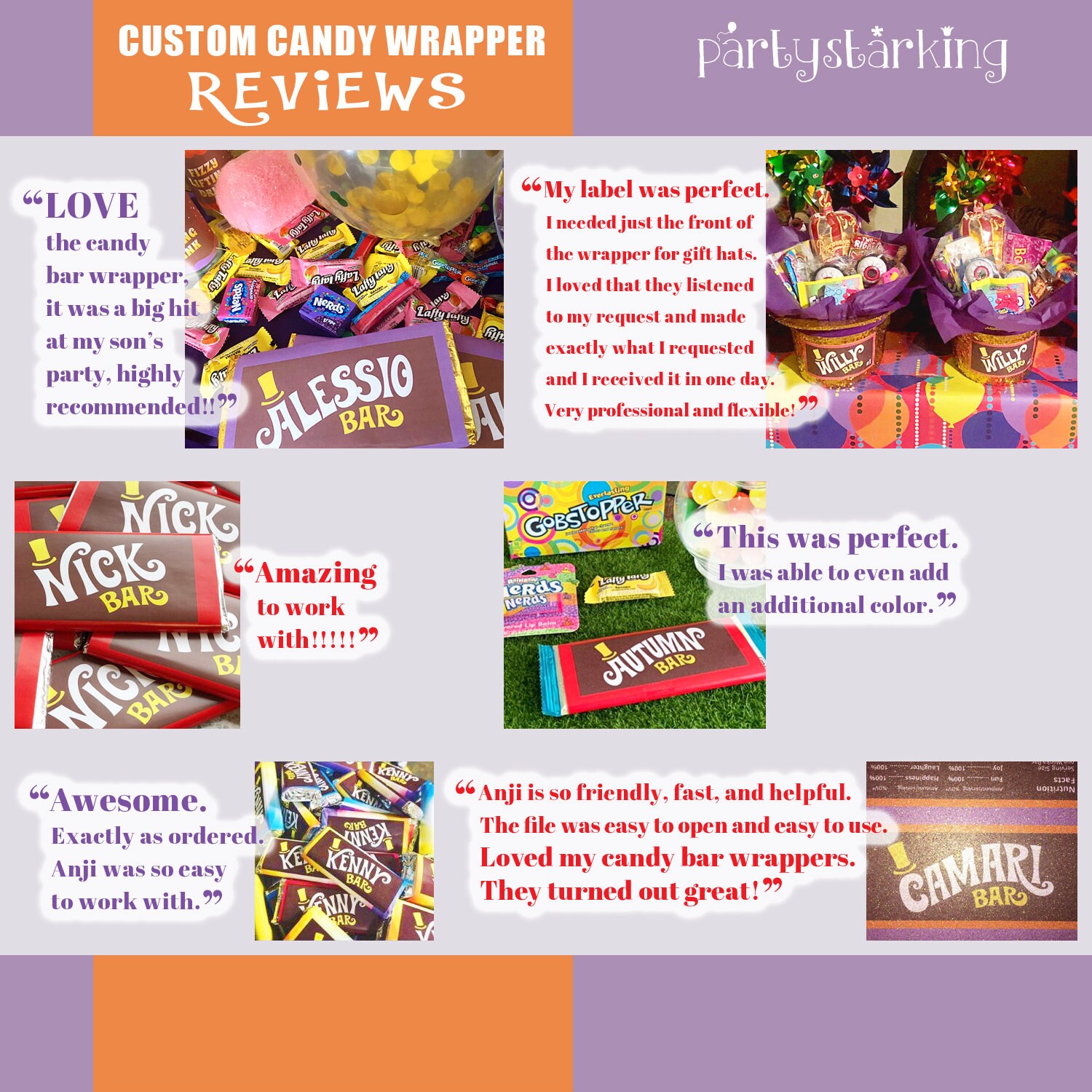 Personalized Name Candy Wrapper Custom Candy Bar Label Digital ...