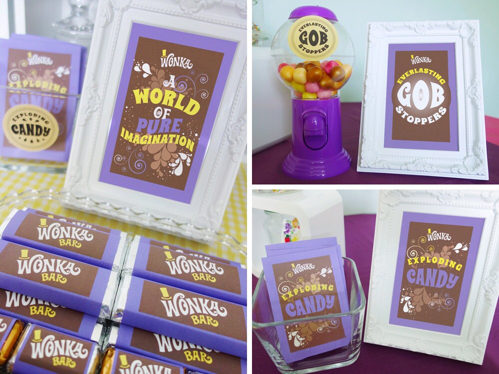 Willy Wonka Quotes 40 Images for 8x10 5x7 4x6 Picture Frames | Etsy