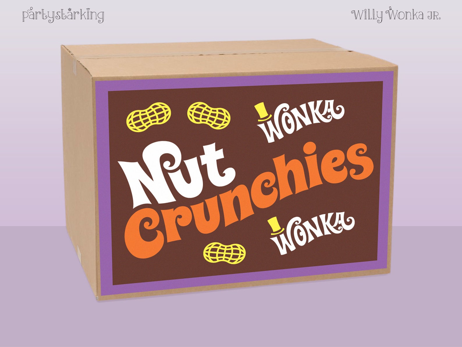 Willy Wonka JR. printable props Candy Cart sign Wonka Bar | Etsy