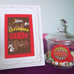 Willy Wonka Quotes 40 Images for 8x10, 5x7, 4x6 Picture Frames RED Full ...