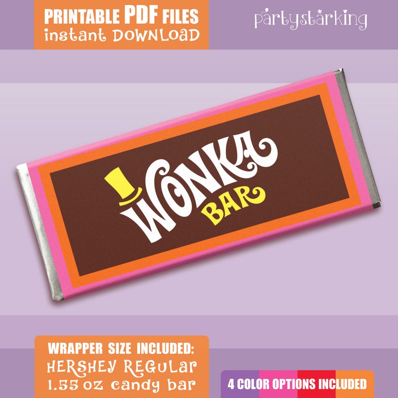Wonkas Bar Wrapper - Etsy