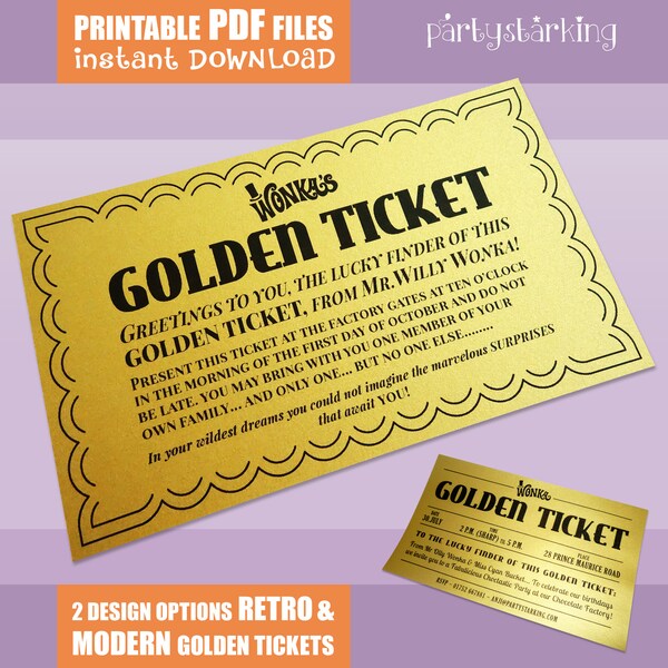 Charlie and the Chocolate Factory Party - Etsy