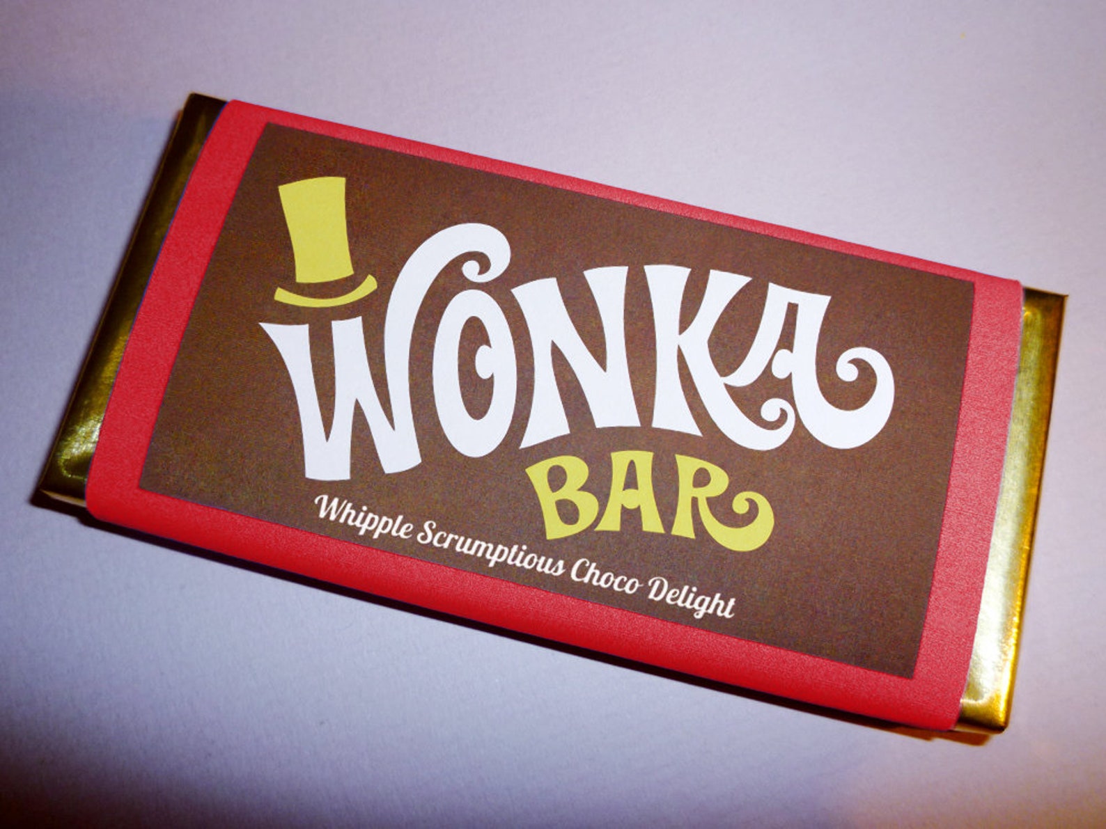 Wonka Bar Wrappers Wonka Bar Candy Bar Wrapper Template Willy Wonka ...