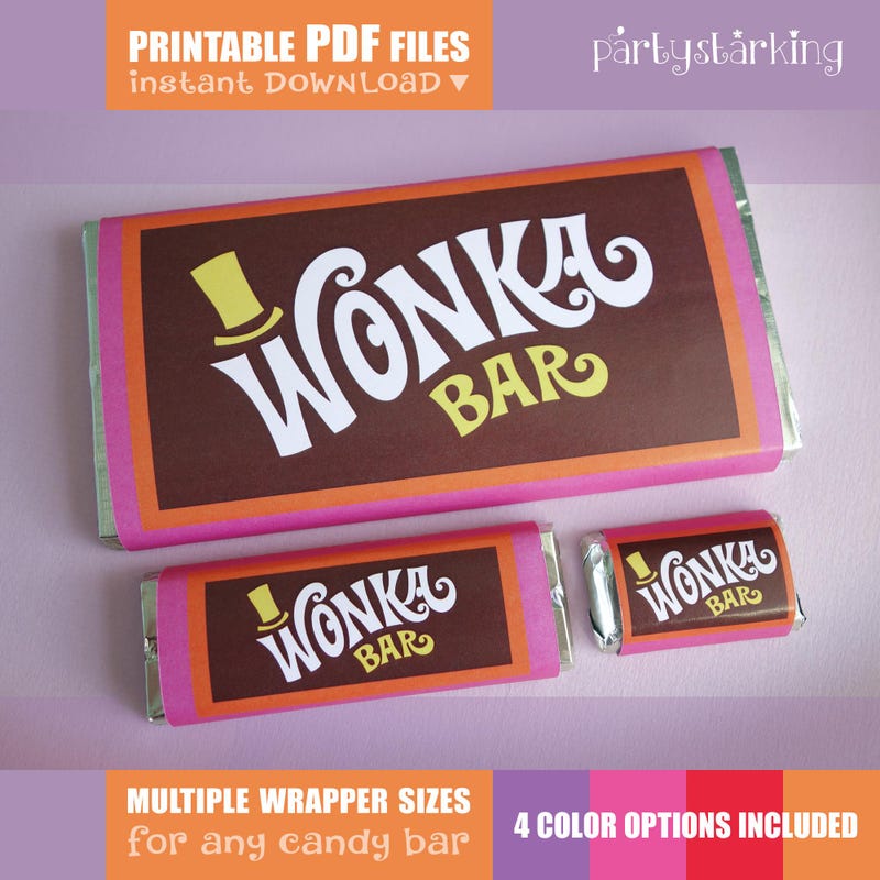 Wonkas Bar Wrapper - Etsy