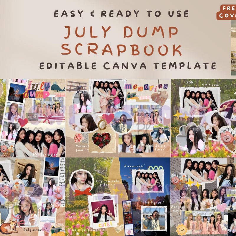 July Dump Collage - Etsy