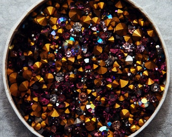 100 Swarovski Crystal Chatons - 1st Quality Machine Cut Art 1100 1012 ...