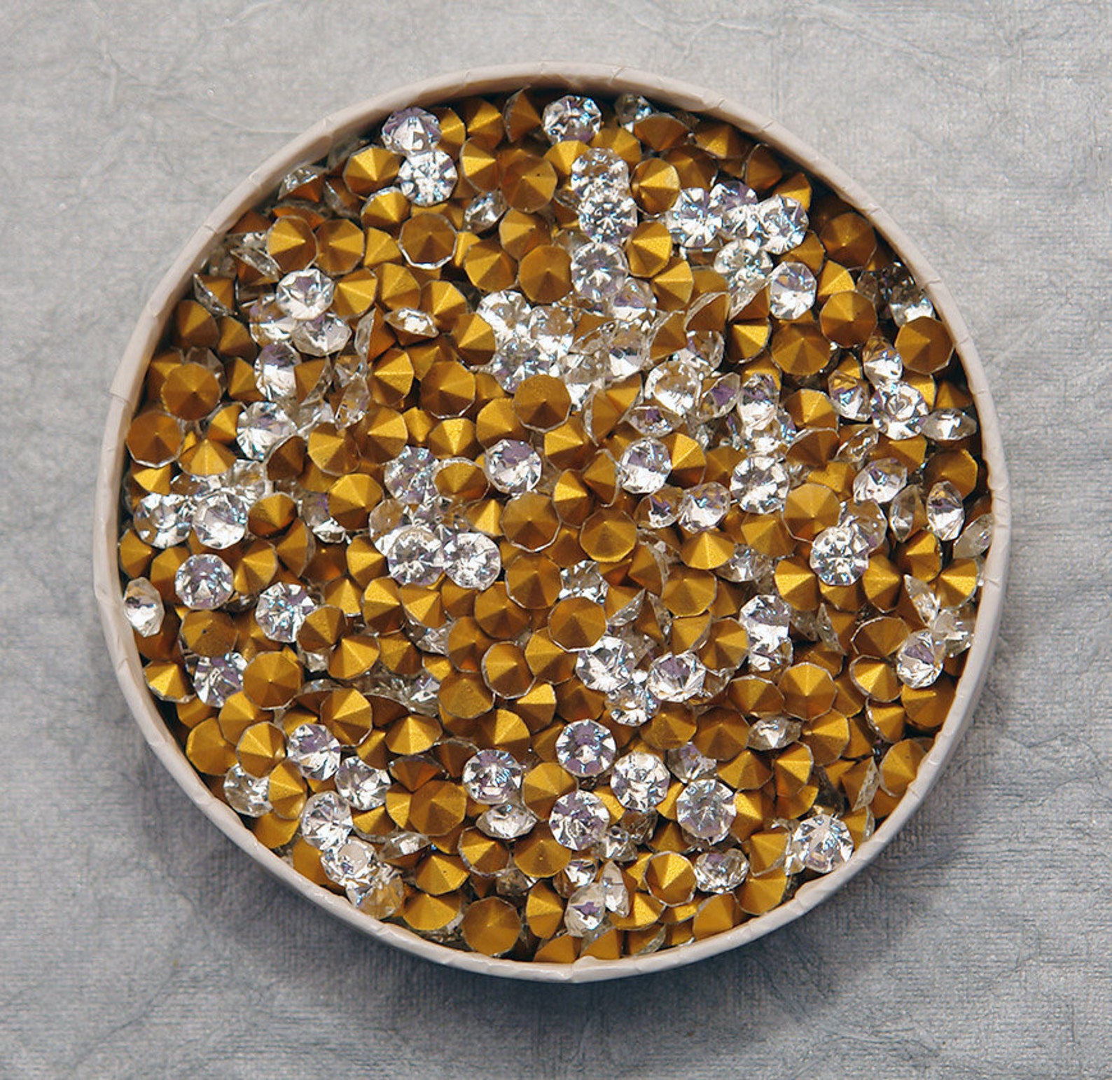 144 Pc of 22ss Clear Crystal Chaton Rhinestones Quality - Etsy