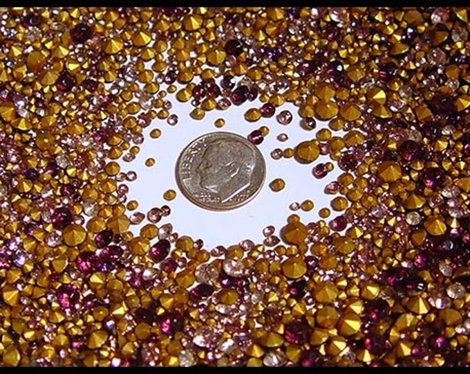 100 Swarovski Crystal Chatons 1st Quality Machine Cut Art 1100 1012 ...