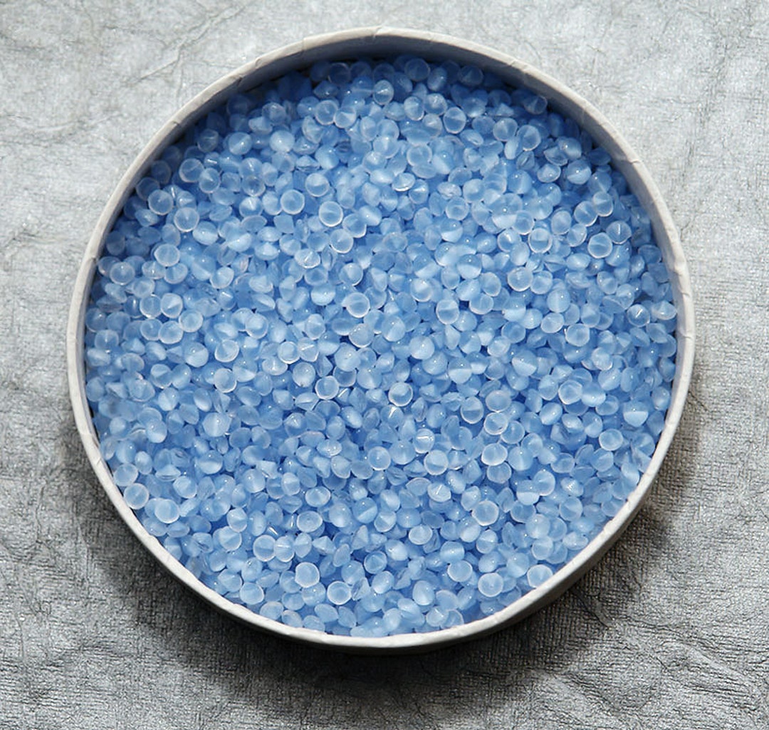 Light Blue Vintage Glass Moonstones in 12ss 3mm - Round, Rare and ...