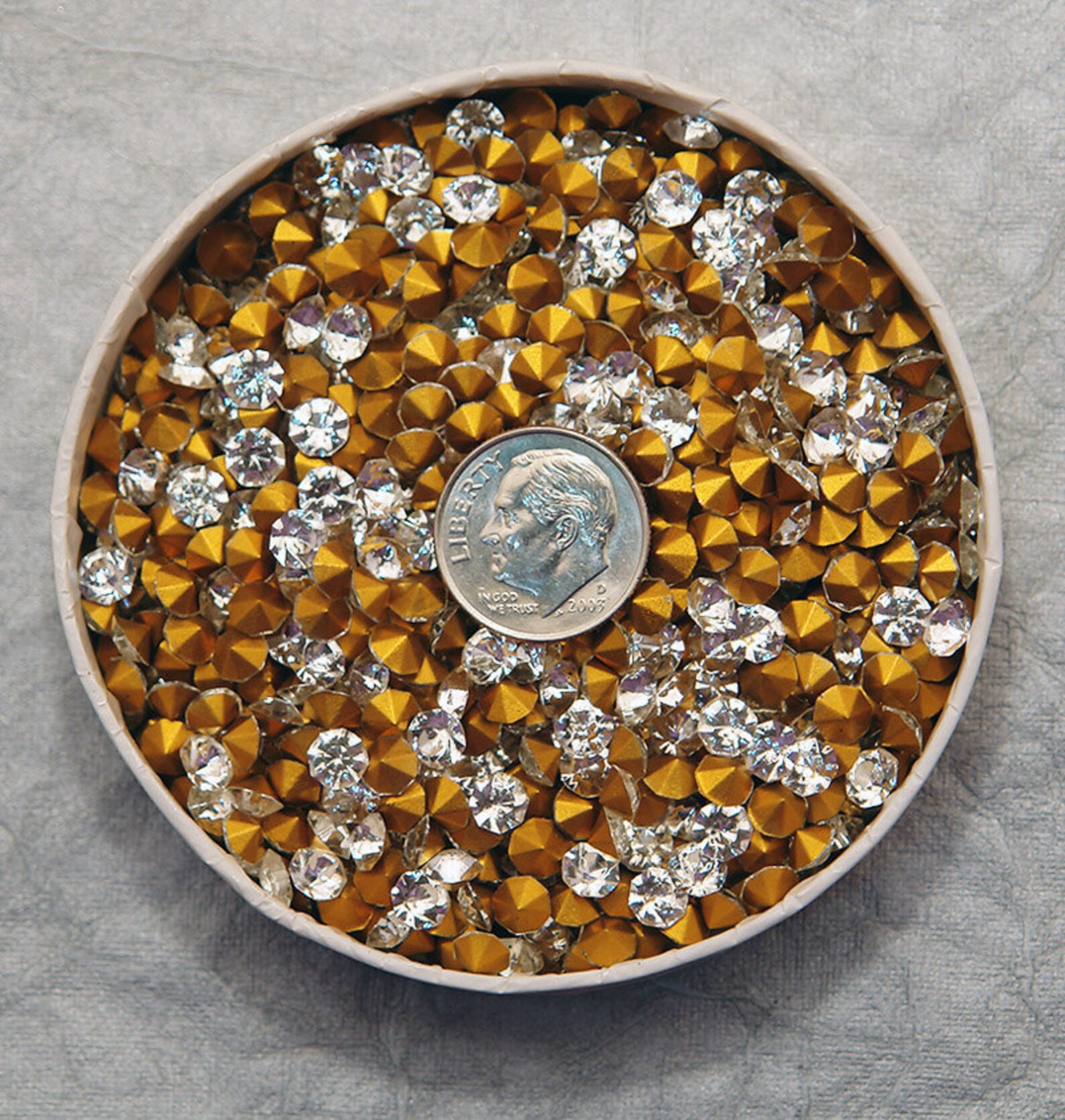 144 Pc of 22ss Clear Crystal Chaton Rhinestones Quality - Etsy